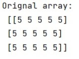 Python Numpy Array Initialization Fill With Identical Values