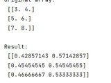 Python Numpy Divide Row By Row Sum