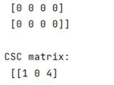 Python Scipy Sparse Arrays