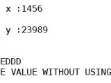 Python Program For Swapping The Value Of Two Integers Without Third