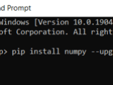 Python How To Upgrade Numpy