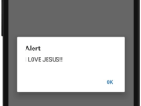 Simple Alerts In React Native Application