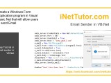 Email Sender Code In Vb Net