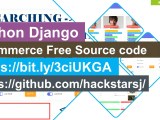 Python Django Ecommerce Free Source Code 2026