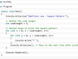 Draw Square Pattern In C Inettutor