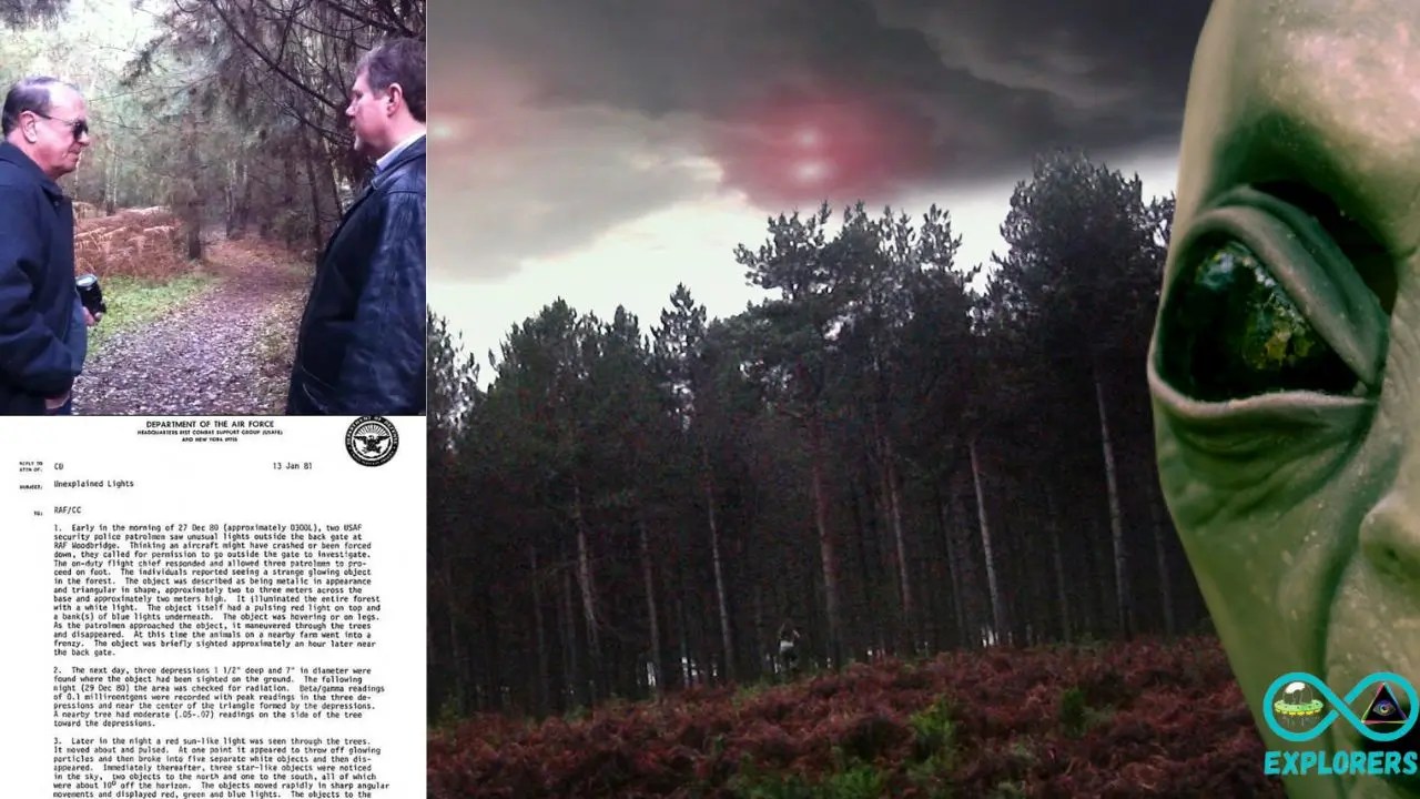 Rendlesham Forest UFO Incident: UFO With Aliens Captured On Cine Camera