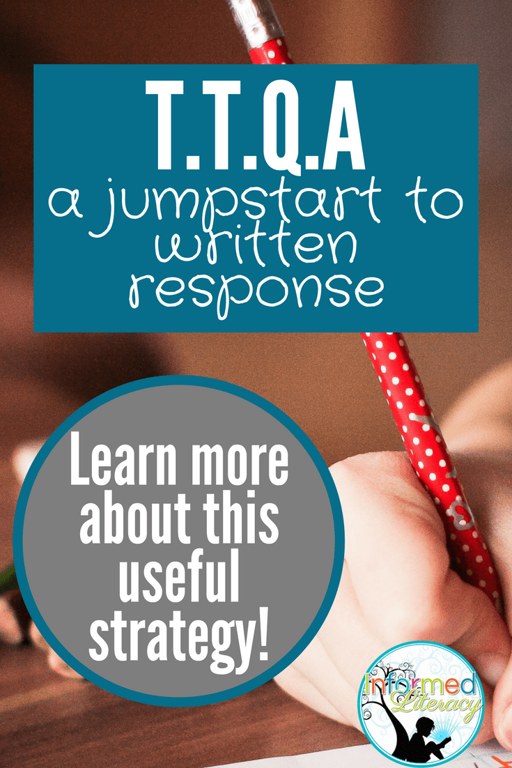 Turn the Question Around—TTQA - Informed Literacy