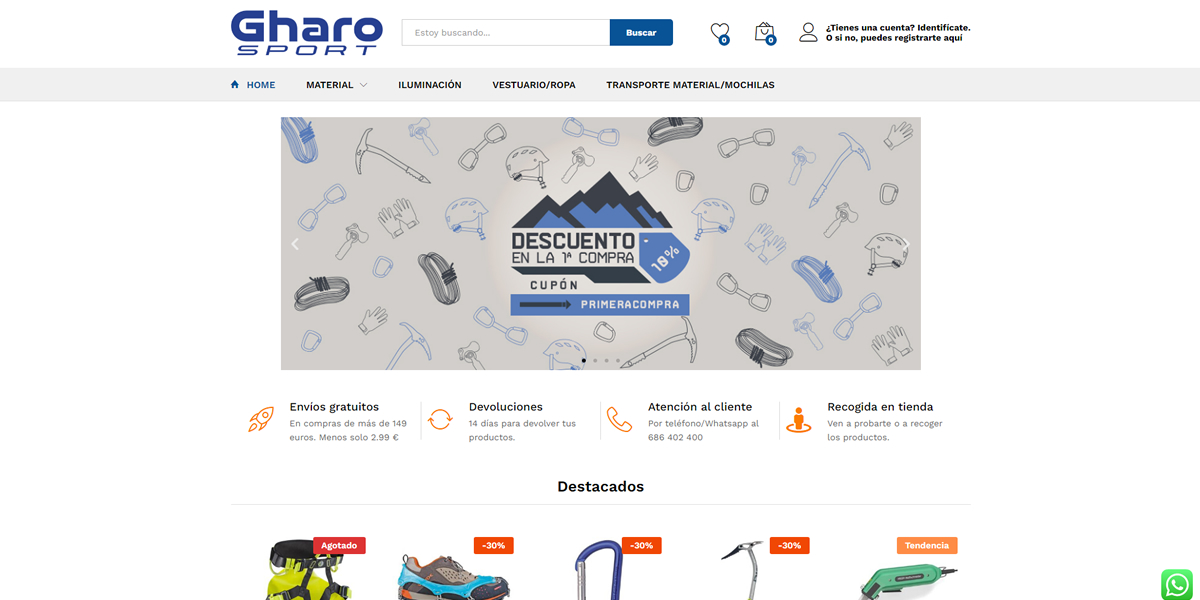 Tienda Online Gharo Sport | Infosolution