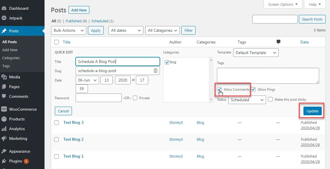 How to Disable Comments in WordPress – InMotion Hosting Support Center