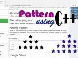 Pattern Programs Cpp Tutorial