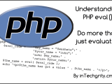 Understand Php Eval Its Return Values Syntax And Usage