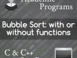 Bubble Sort Code Example In C Cpp Understand The Algorithm Too