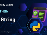 Python String Intensity Coding