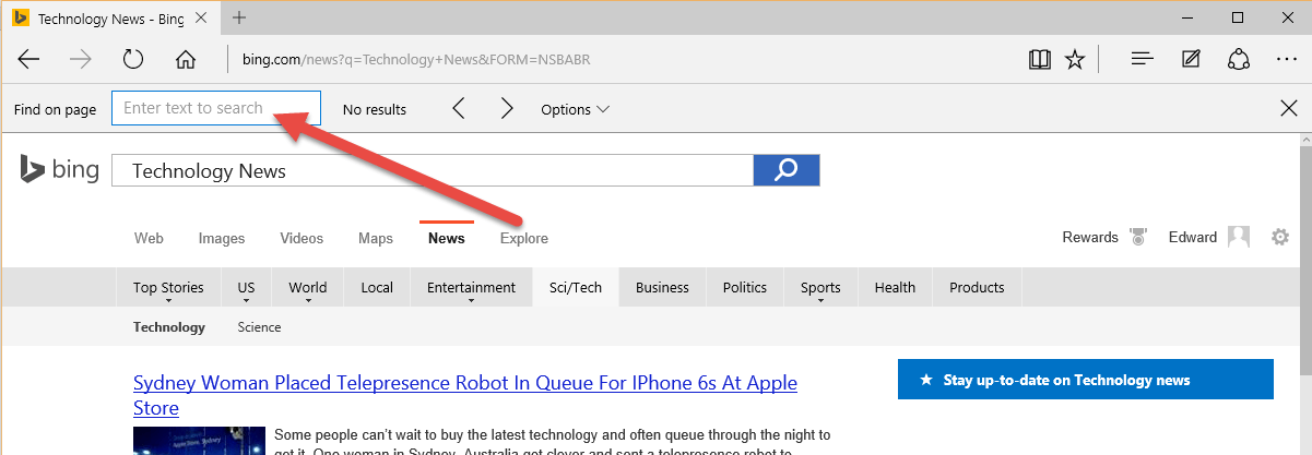 Windows 10 Shots – Microsoft Edge Keyboard Shortcuts - Software ...