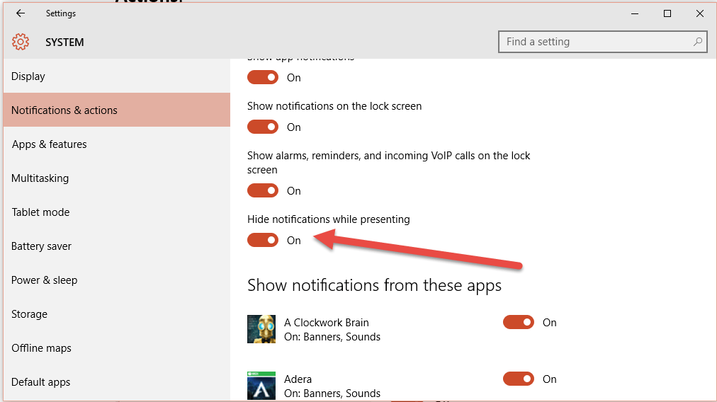 Windows 10 Tips – Stop those Notifications! - Software Consulting ...