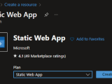 Part 1 Of 3 Azure Static Web Apps Local Dev First Method