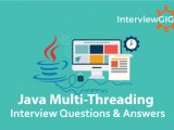 Java Multithreading Interview Questions Answers Interviewgig