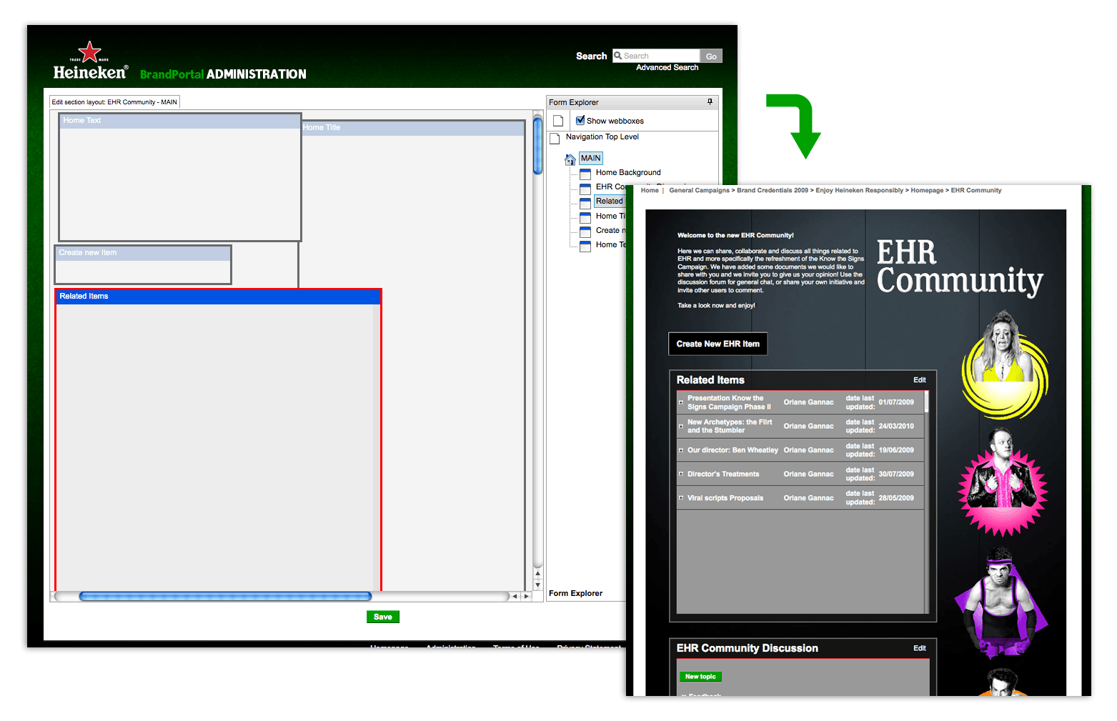 Sandbox Section Layout Editor | Intranetizen