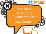 Break Statement Continue Statement Comments Java Doctool Inviul