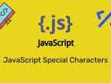 Javascript Special Characters Itgeared