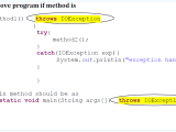 Throw And Throws In Java Java4coding