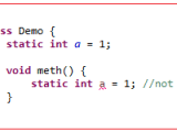 Static Keyword In Java Java4coding