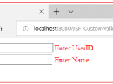 Jsf Custom Validator Java4coding