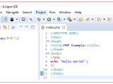 Php Example With Eclipse Java4coding