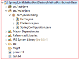 Spring Bean S Initmethod And Destroymethod Attributes Example