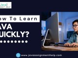 How To Learn Java Quickly