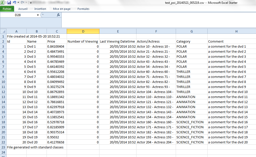 Java Excel Xls Example Of Excel Generation Apache Poi Javablogfr Javalu