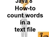 Java 8 How To Count Words In A Text File In Java Using Nio And