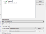 Three Common Methods Generated In Three Java Ides