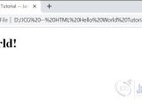 Html Hello World Tutorial Java Code Geeks