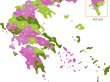 Greece Post Codes Digit Interactive Javascript Map Javascript Map