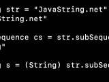 Java String Subsequence Method Example