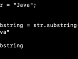 Java String Substring Method Create A Substring