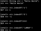 Java String Indexof Method Examples