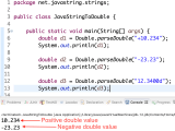Java String To Double Conversion