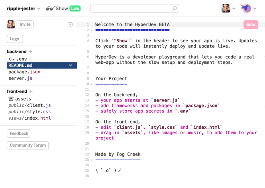Introducing HyperDev – Joel on Software