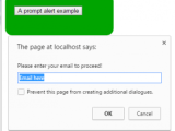 Custom Javascript Prompt Alerts