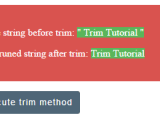 Learn Javascript Trim Method To Remove Space
