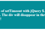 Jquery Settimeout 6 Demos Including Javascript