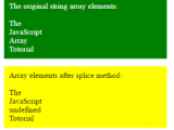 How To Remove A Specific Javascript Array Element By Splice Delete