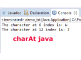 Java Charat Method