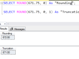 Sql Round Function