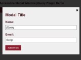 Accessible Responsive Modal Window With Jquery And Css3 Free Jquery