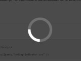 Creating A Loading Indicator With Jquery And Css3 Free Jquery Plugins