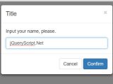 Custom Dialog Popup Jquery Plugin For Bootstrap Bootstrap Popup