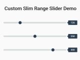 Custom Slim Range Slider With Css And Jquery Free Jquery Plugins